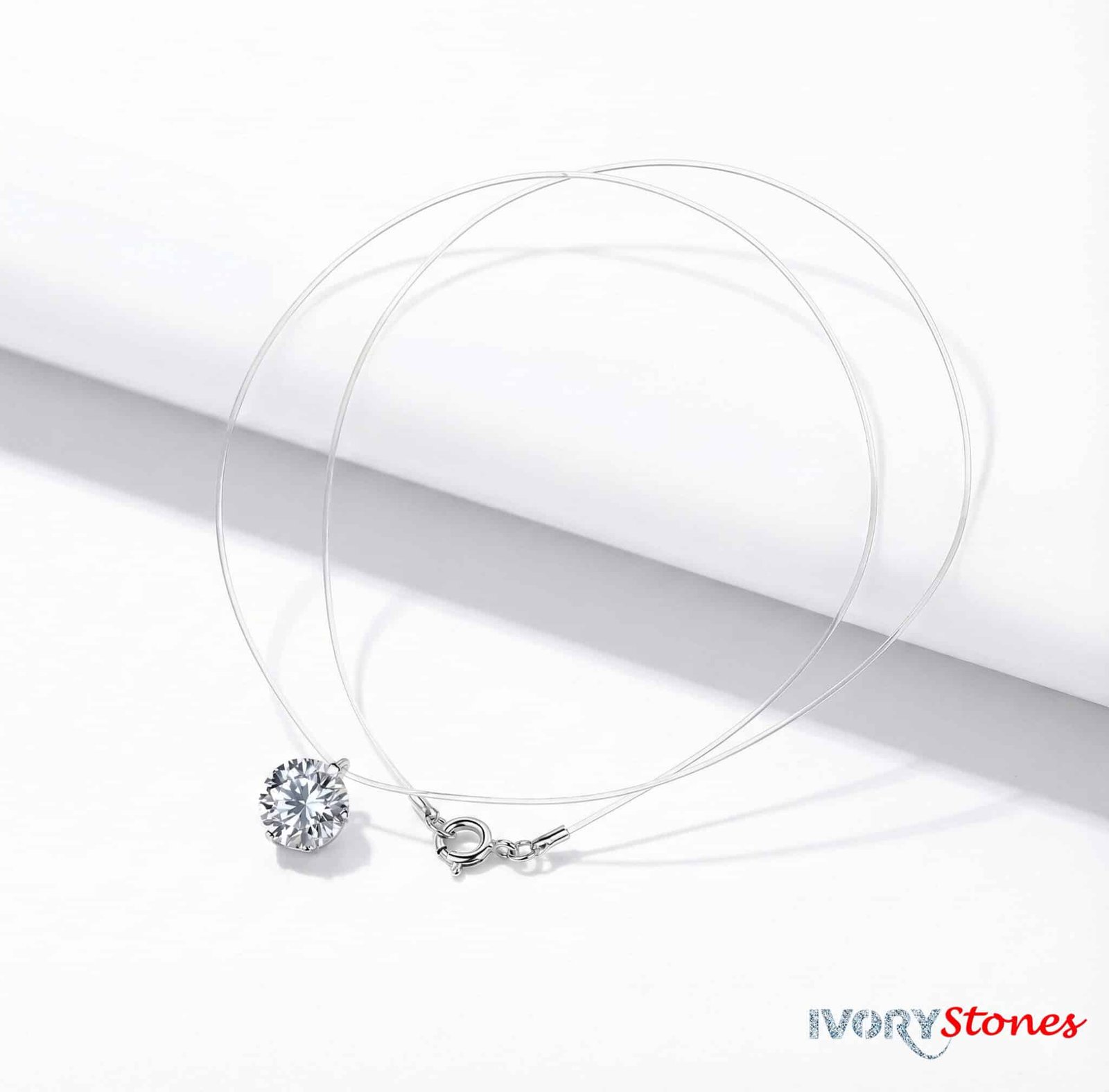 Ivorystones Big Crystal Fishnet Necklace.